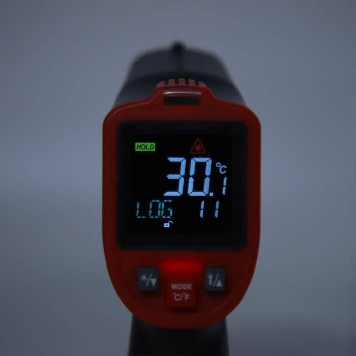 ROM Thermomètre À Écran Couleur Thermomètre Infrarouge Lcd Couleur ...