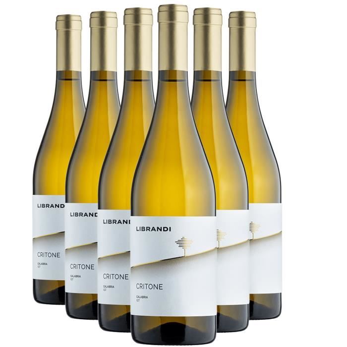 Calabria Critone Blanc 2021 - Lot de 6x75cl - Librandi - Vin IGT Blanc ...