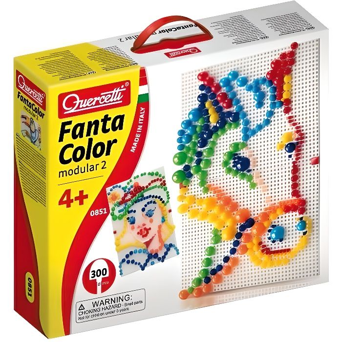 Jeu de mosaïques FantaColor Modular 2 - QUERCETTI - 300 boutons - Mixte ...