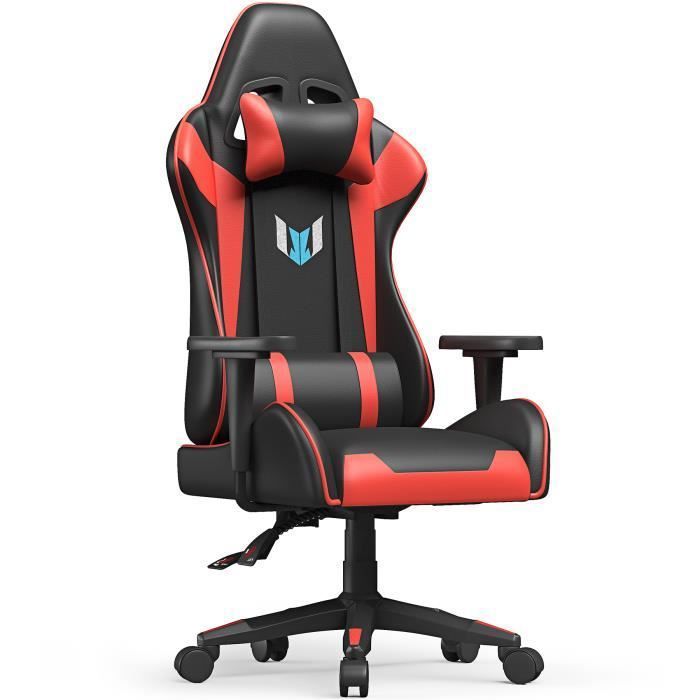 Fauteuil Gamer Ergonomique - Rattantree Siège Gamer avec appui-tête et ...