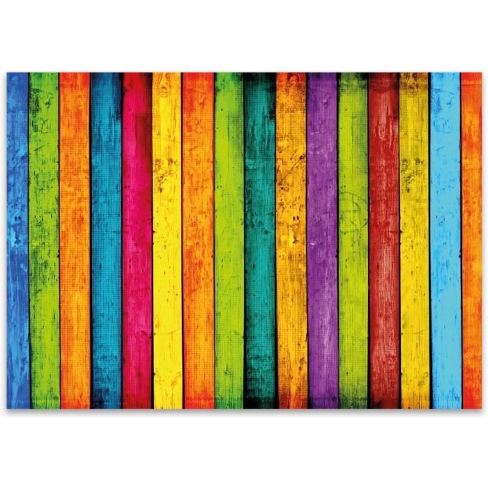 Lot de 100 sets de table en papier, aspect bois, style ancien 420 x 297 ...