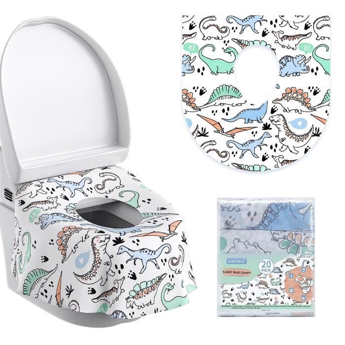 20 Pièces Protege Toilette Jetable Siège De Toilette Jetables Pour ...