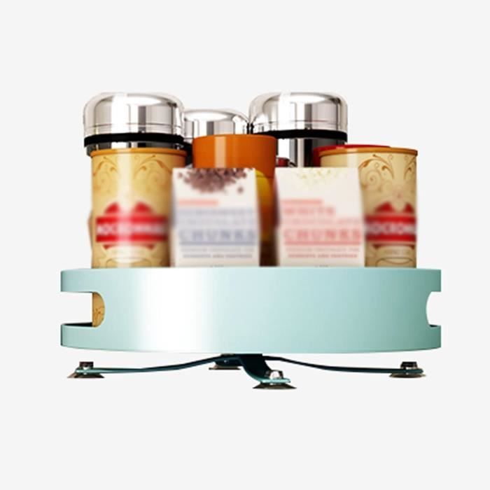 Étagère À Épices Rotative En Acier, Plateau Tournant Caroussel Épices, Rangement Pour Fruits ...