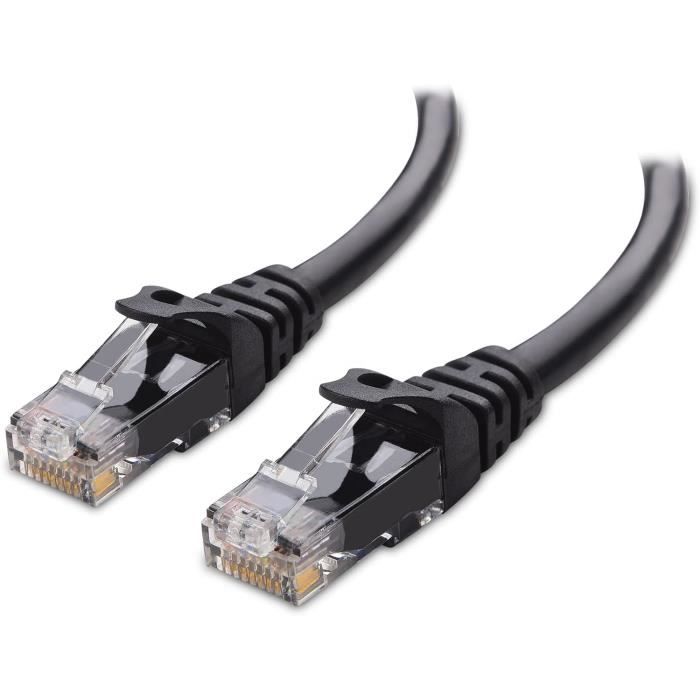 10 Gbit-S Câble Ethernet Court Cat6 Snagless 2,1M (Câble Rj45, Câble ...