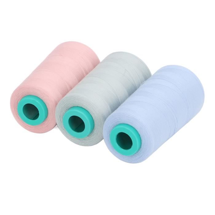 Fil à coudre - V BESTLIFE - 3 couleurs - 3000 Yards - Polyester ...