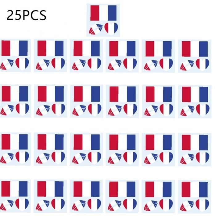 Flag face sticker Drapeau Tatouages Péritables Visage Visage Corps ...