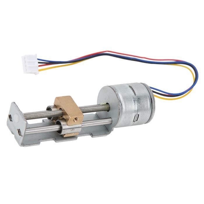 Moteur pas à pas - YOSOO - Mini moteur avec vis linéaire - 2 phases - 4 ...