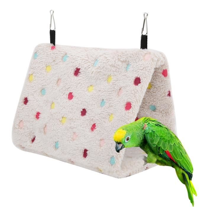 GUE Perroquet Nid d'Oiseau Animal Nid D'hiver Hiver Chaud Hamac ...
