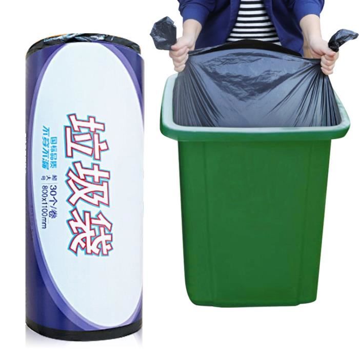 MOH-Sac à ordures épais Sac à Ordures à Bouche Plate pais pour Cantine ...