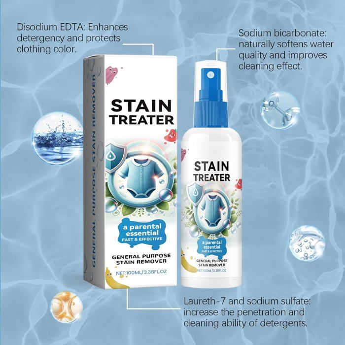 Stain Treater Spray, Stain Remover Clothes, Spot Cleaner, Oil Stain ...