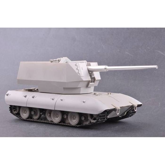 Maquette Char E-100 Flakpanzer - TRUMPETER - 1/35 - 12.8cm Flak 40 ...