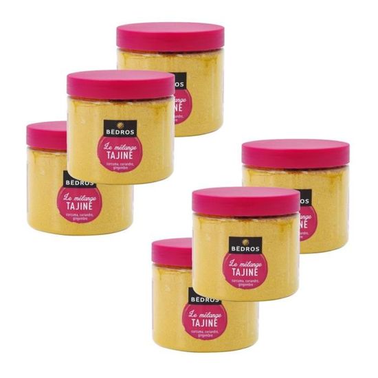 Bedros - Lot 6x Mélange tajine - Pot 90g - Cdiscount Au quotidien