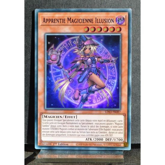 Carte YU-GI-OH LDS3-FR087 Apprentie Magicienne Illusion - Bleu Ultra ...