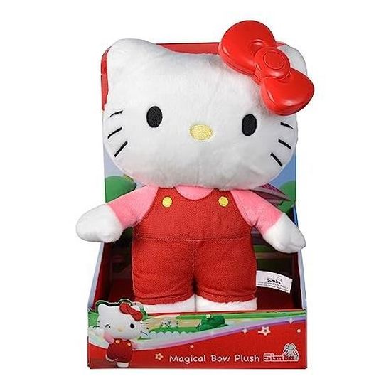 Peluche - SIMBA - Hello Kitty Magic Bow - Lumière et son - 30 cm - Rose ...