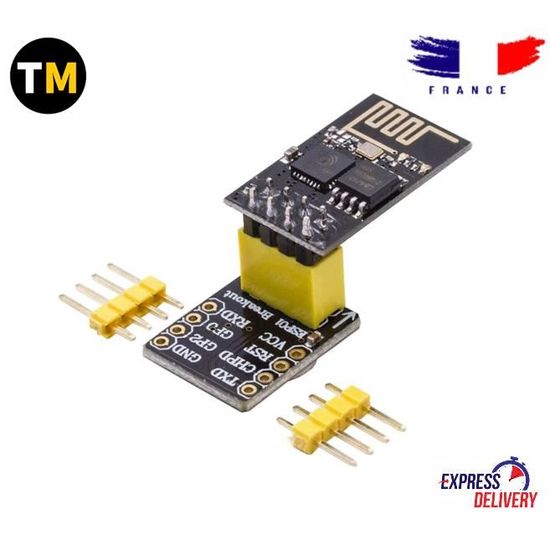 ESP-01S avec Adaptateur pour ESP8266 ESP-01 NRF24L01 Arduino ...