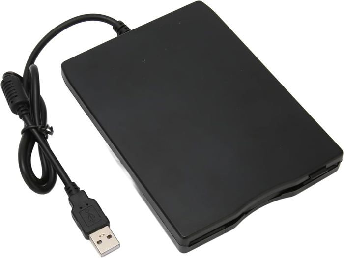 Lecteur de Disquette,Lecteur de Disquette USB Externe 3,5 Pouces 1,44 ...