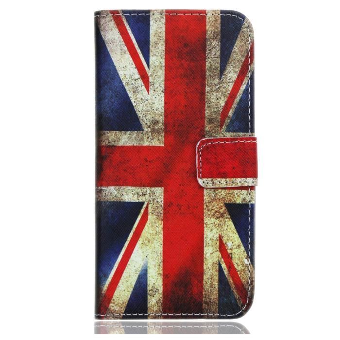 Union Jack Cubot P30-Étui portefeuille en cuir peint pour Cubot ...