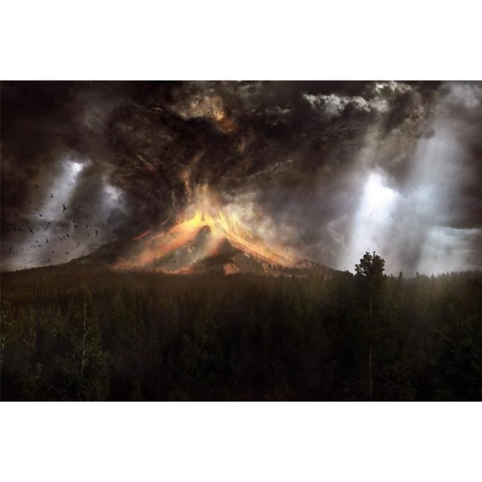 Puzzle Volcan De La Forêt Puzzle Classique Kit De Bricolage Jouet En ...