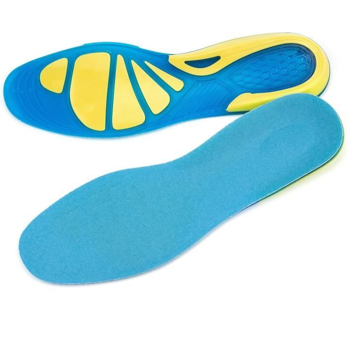 Semelles Chaussures Gel, Silicone Semelles Orthopédiques Confort Pour ...