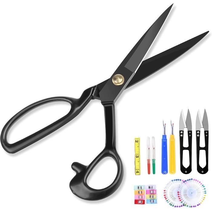 AJW-Ciseaux Couture Ciseaux de Couture Professionnels Pointus en Acier ...