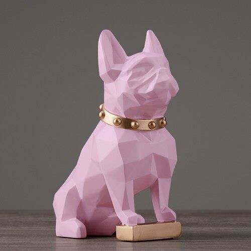 Statue deco,Statue de chien en résine d'art moderne, décoration de ...