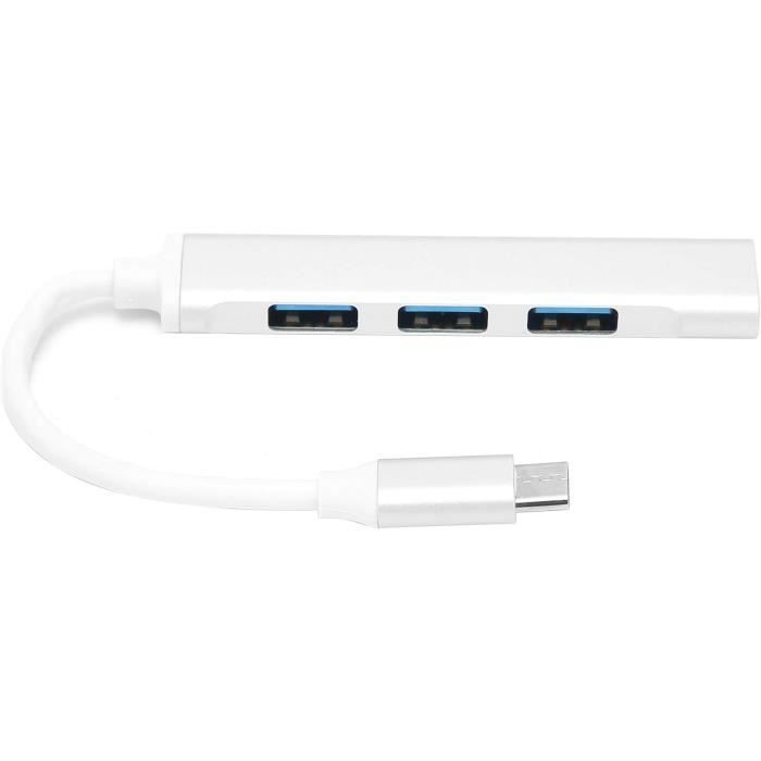 Hub Usb C, Hub 4 En 1 Type C, Adaptateur Usb Otg Hub Type-C À 4 Ports ...