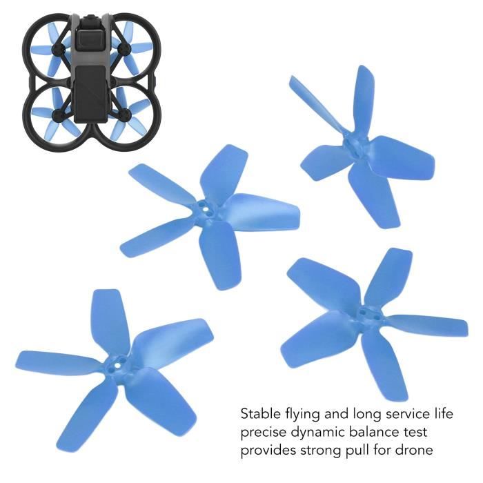 Hélices de drone 4 pcs Drone Hélices Durable PC Bien Équilibré Léger ...