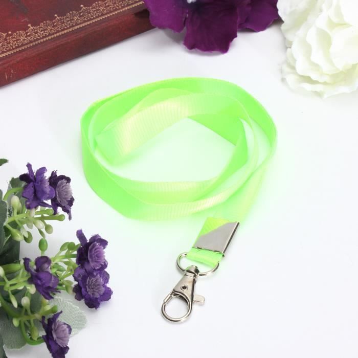 Lanyard Cordon Lanière Keychain Tour Cou Badge Porte Clés 40cm ...