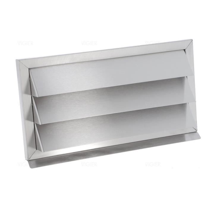 Clapet de façade - Novy - 906407 - Inox - 290 mm - Antirefouleur ...