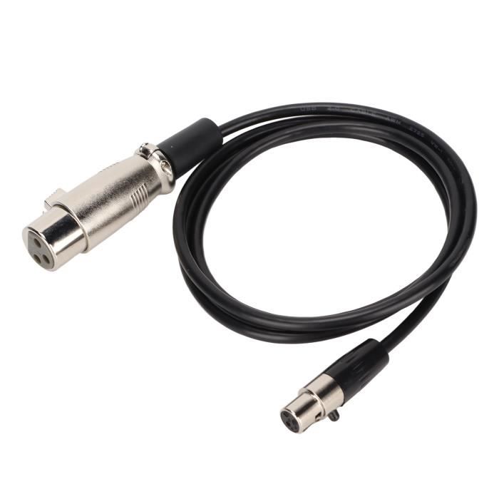 Câble XLR femelle vers XLR femelle pour microphone AKG - SONEW - 3.3ft - Son pur et HiFi ...