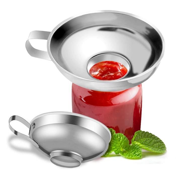 Entonnoir Cuisine Inox, Inoxydable Acier Entonnoir Large Ouverture En ...