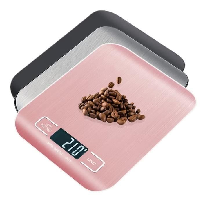 Balance de cuisine numérique 5 kg-1 g pour aliments avec écran LCD ...