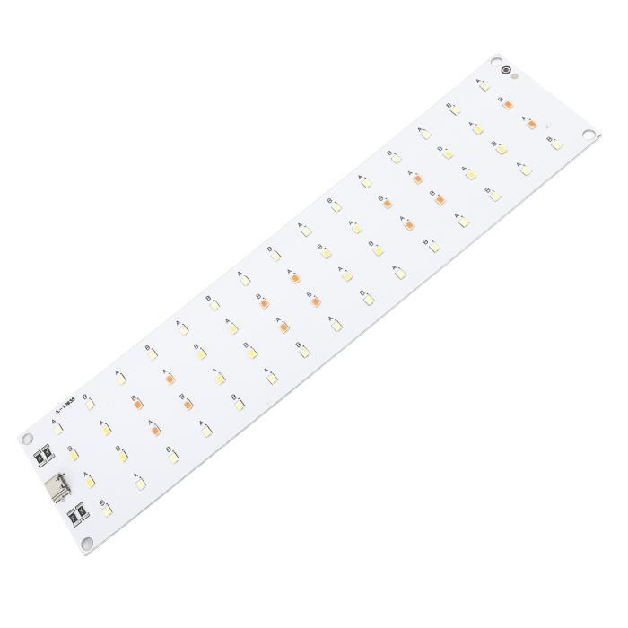 LED Grow Light Panel 3 Modes Spectre Complet avec Timer et Alimentation ...
