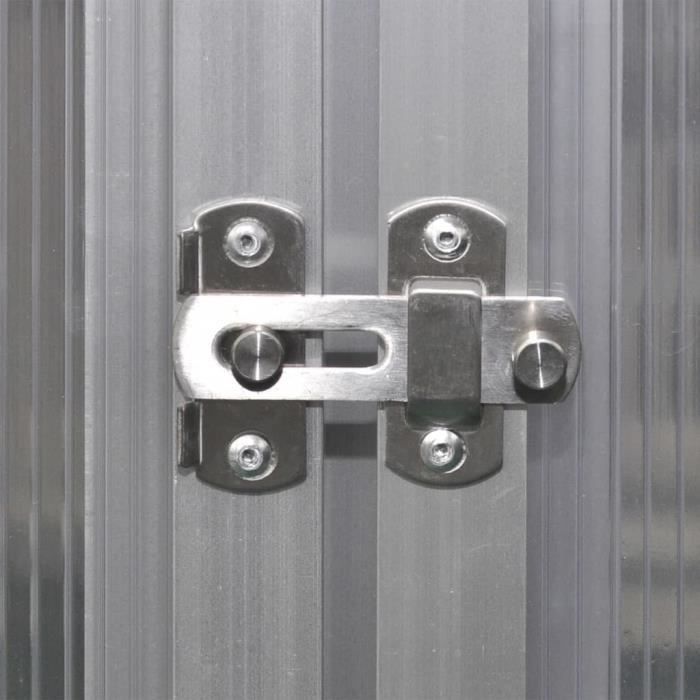 JIN-JP Serre Aluminium renforcé 3,46 m² - HAUTE QUALITÉ - DX16091 ...