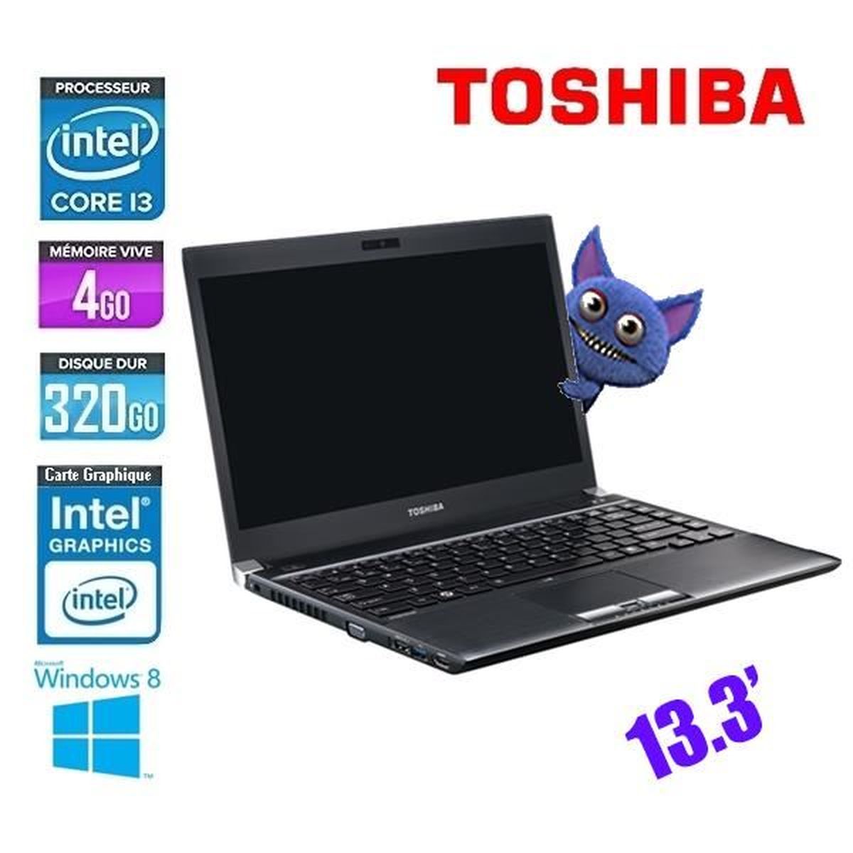 TOSHIBA PORTEGE R930-14D CORE I3 3110M 2.4GHZ - Cdiscount Informatique