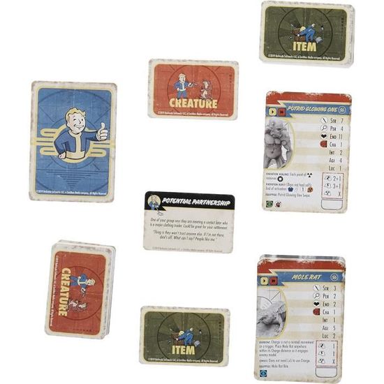 Fallout: Wasteland Warfare: Raiders Wave Expansion Card PackCard Game1 ...