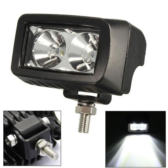 TEMPSA 10W 1000LM 2 LED travail Phare Projecteur Pr 4X4 Jeep Camion Off ...
