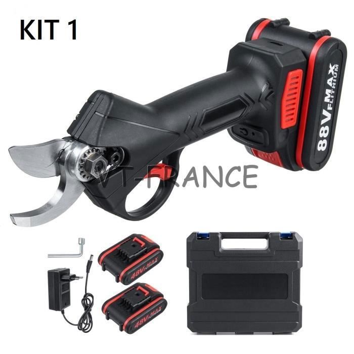 Secateur Electrique Sans Fil PRO 88v Modele Kit 1 - Cdiscount Jardin