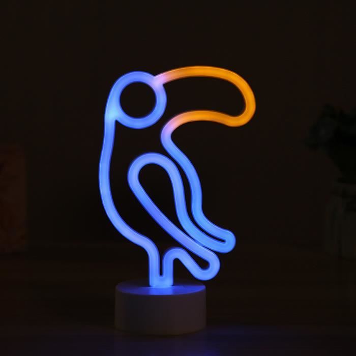 Pivert - Lampe fluorescente colorée arc en ciel, veilleuse pour la ...