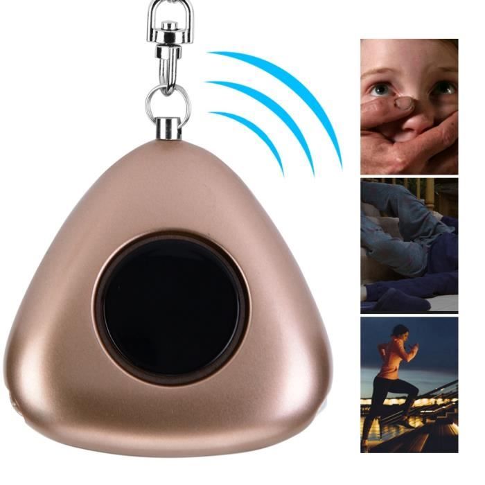 Porte-clés d'alarme triangle de protection personnelle ABS de haute ...