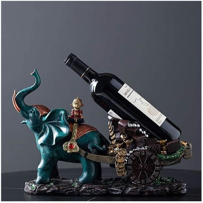 Casier à vin éléphant casier à vin Porte-vin créatif Bouteille de vin ...
