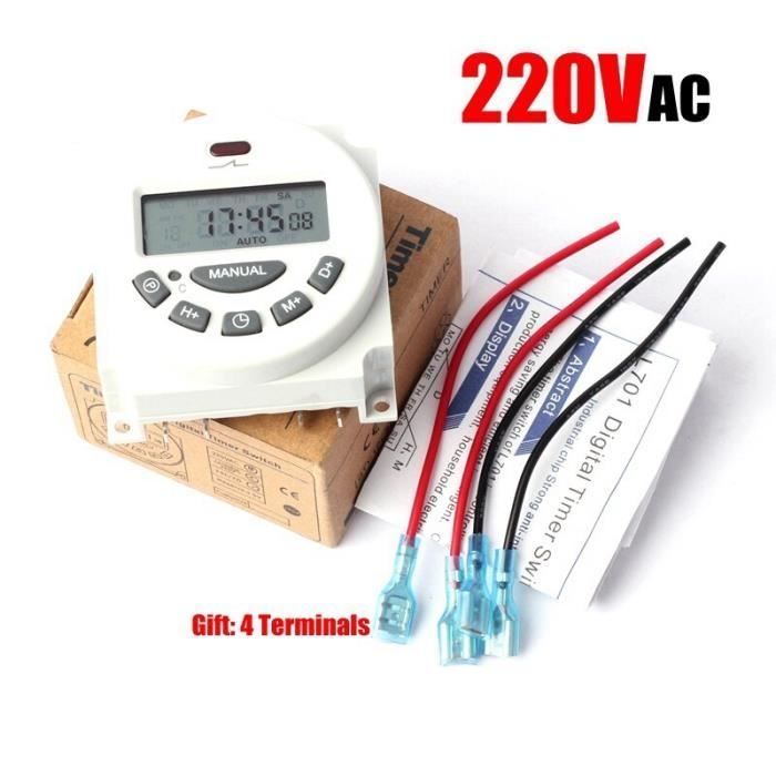 Programmateur arrosage,Minuterie électronique programmable,contrôleur de temps de commande de ...