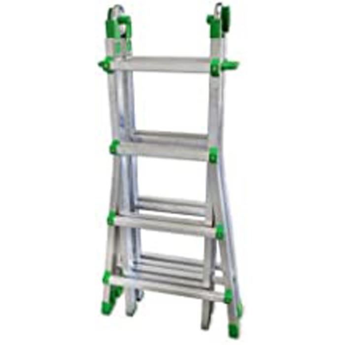 Escalibur Escabeau Télescopique Multifonction De 8 + 8 Marches ...
