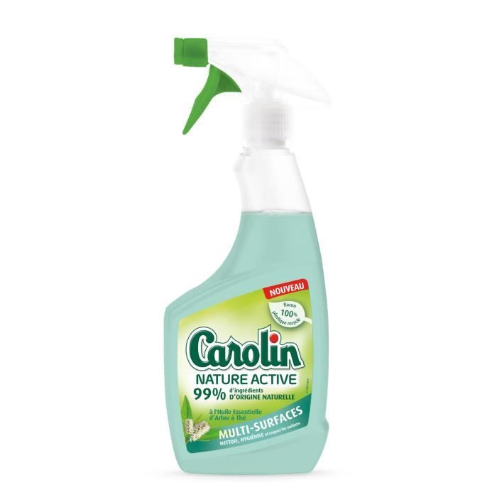 LOT DE 2 - CAROLIN Nature Active Multi-Surfaces - spray de 500mL ...