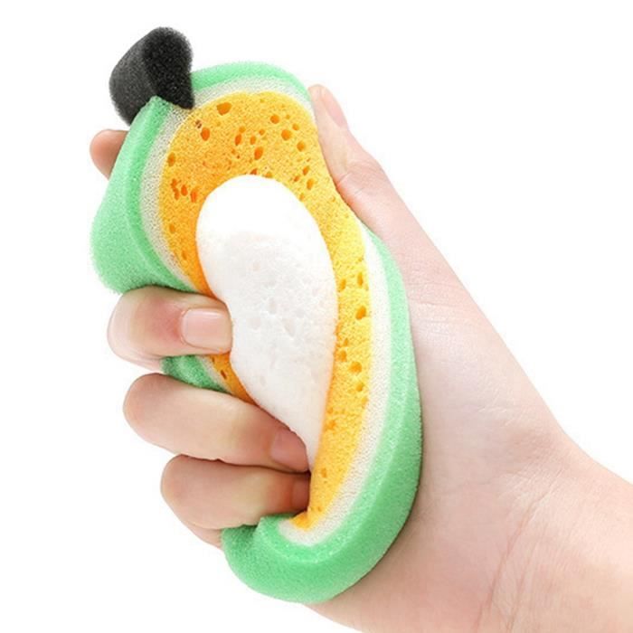 ETO- ponge de lavage de vaisselle Belle éponge à fruits, chiffon de ...