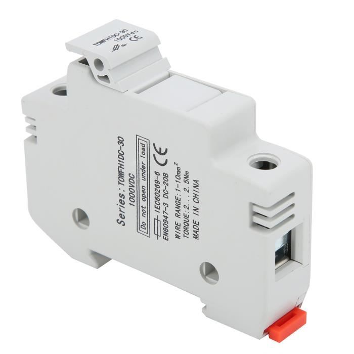 Fdit Base de porte-fusible Base de support de fusible Montage sur rail ...