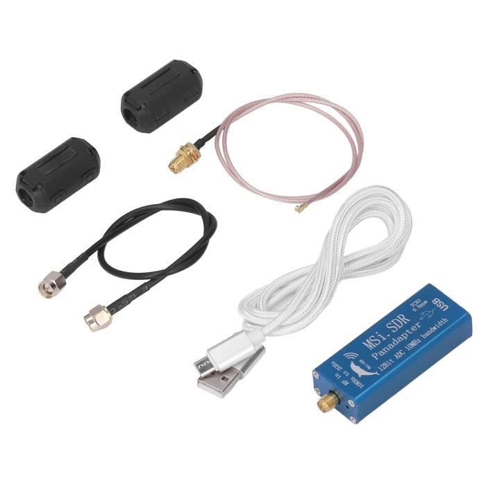 Fdit module récepteur radio Récepteur MSI SDR 10kHz‑2GHz 12 Bit ADC ...