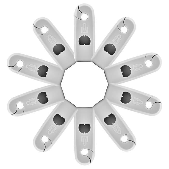 Garosa Sécurité EAS Lock 10 Pcs Système EAS Verrouillage de crochet de ...
