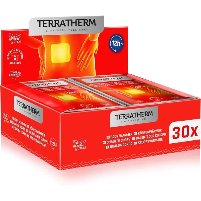 Patch chauffant - TerraTherm - 30 pièces - Chaleur profonde ...