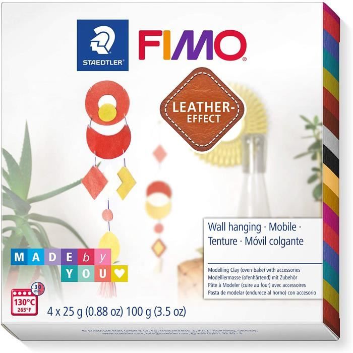 Compose A Modeler - Limics24 - Fimo Kit Complet Effet Cuir Bohème ...